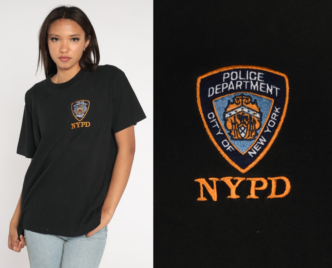 Vintage NYPD Shirt 90s New York City Police Department T-shirt Cop ...
