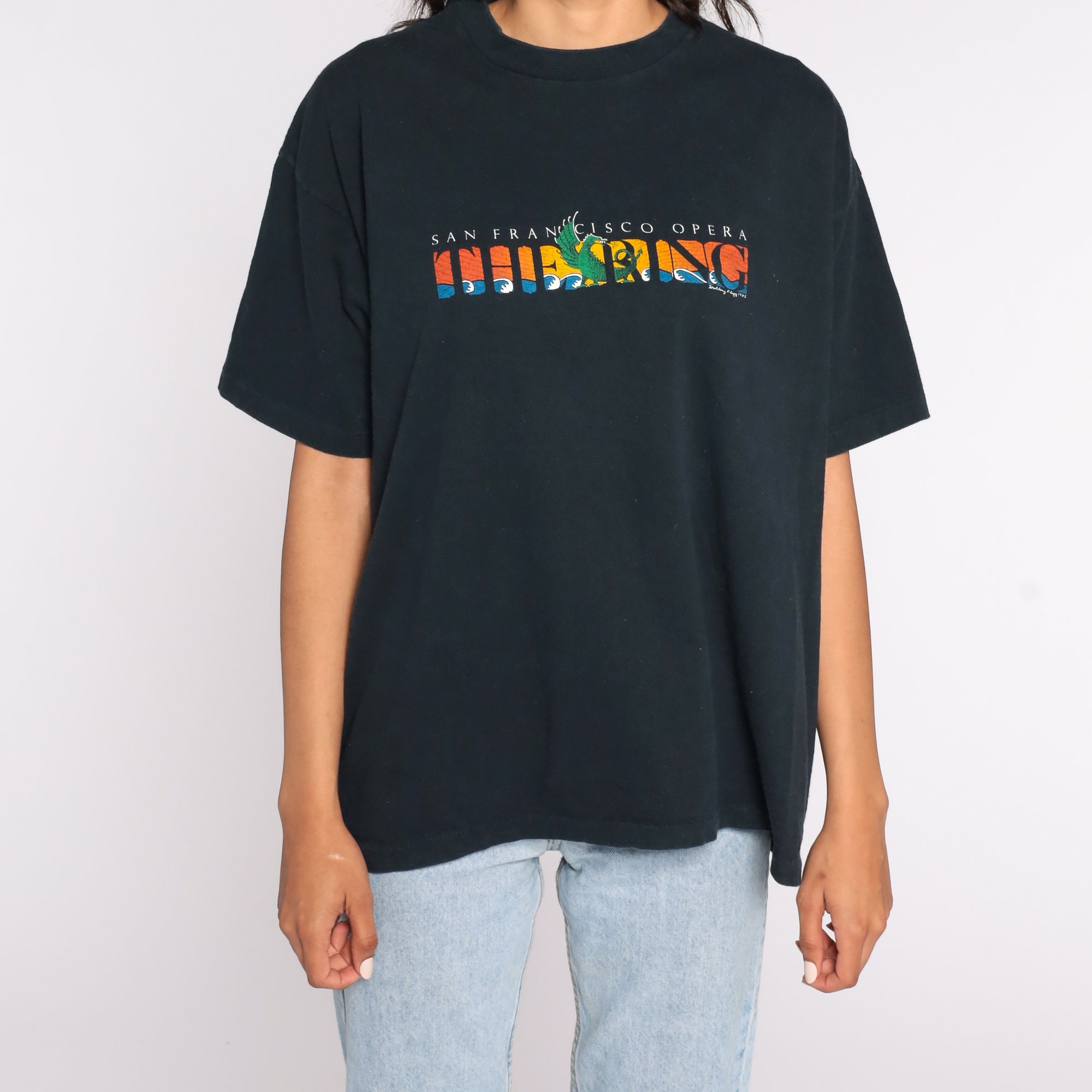 San Francisco Opera Shirt 90s the Ring Tshirt Opera Art Tee | Etsy