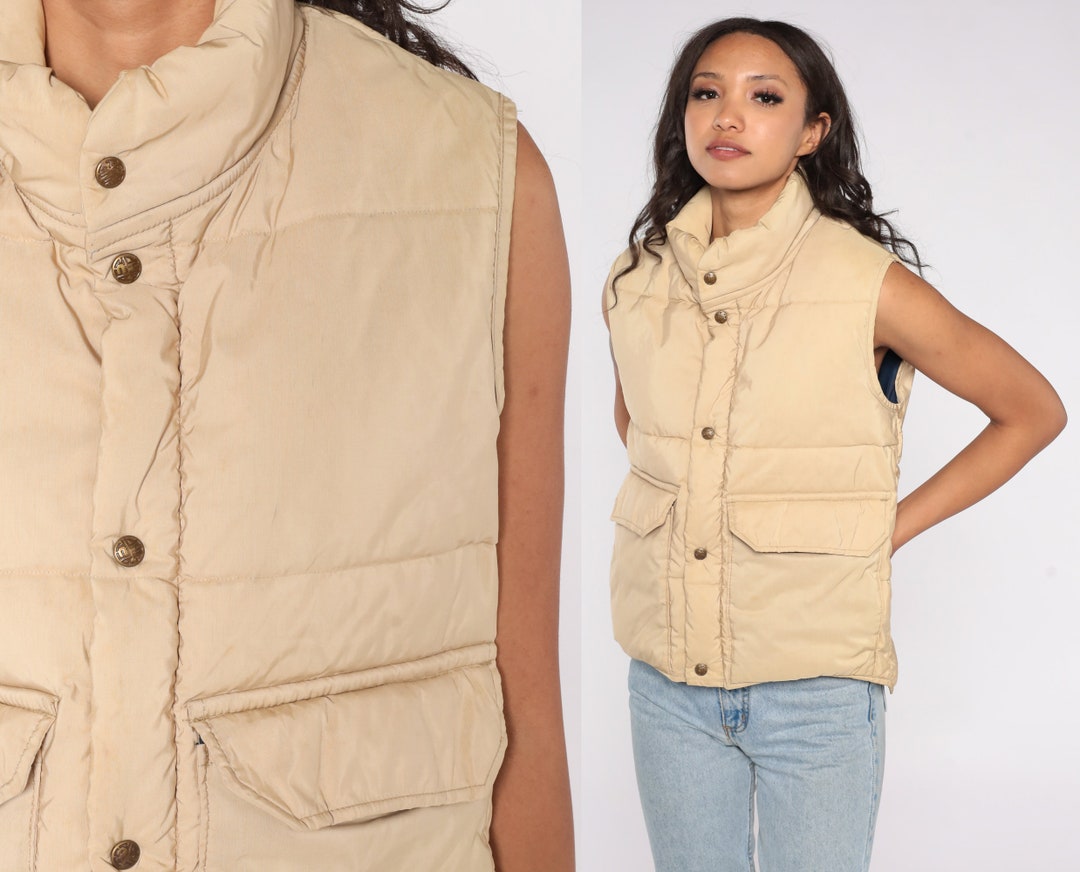 REI Ski Vest 80s Cream Winter Vest Sportswear Vest Puffer - Etsy