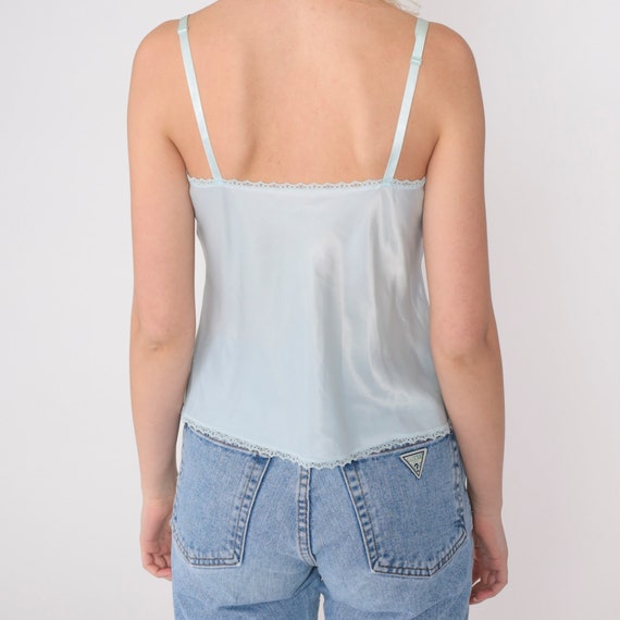 Baby Blue Lace Camisole 70s Maidenform Lingerie Tank … - Gem