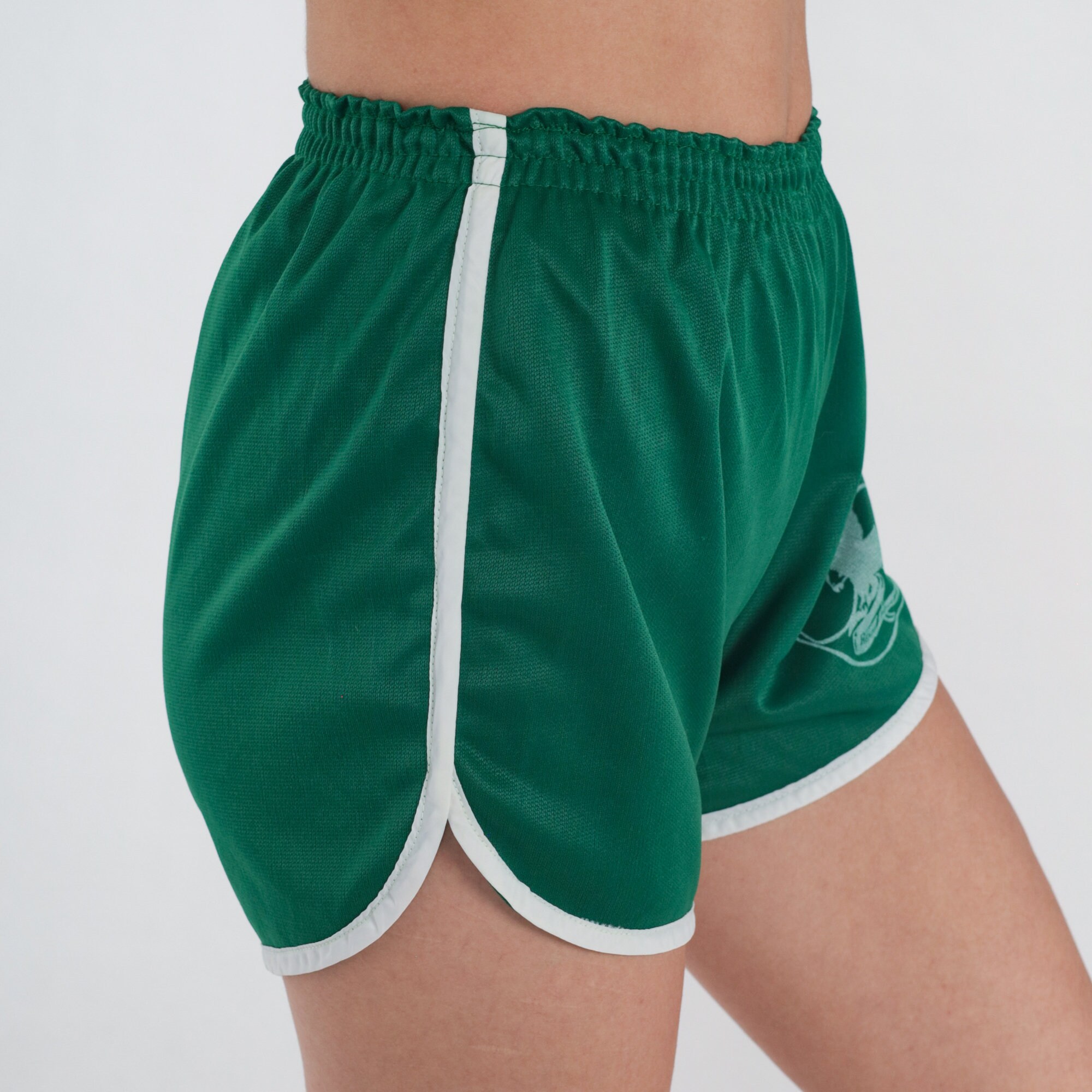 70s Ringer Shorts Green Gym Shorts USS Downes FF 1070 US Navy - Etsy