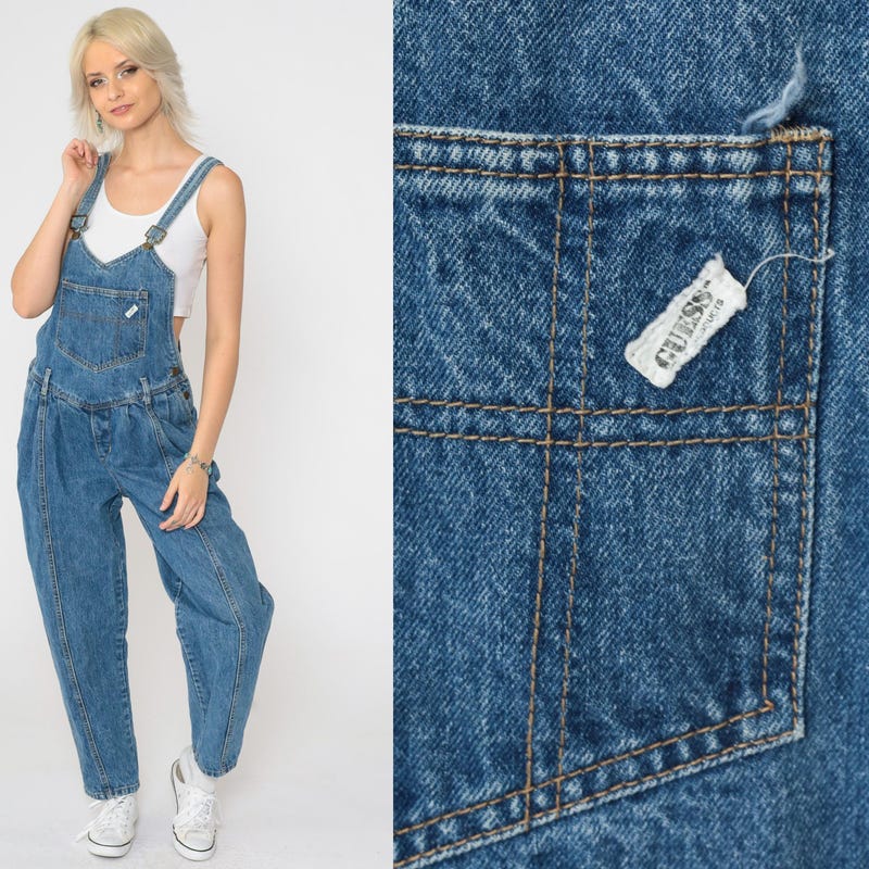 Guess Overalls - Etsy