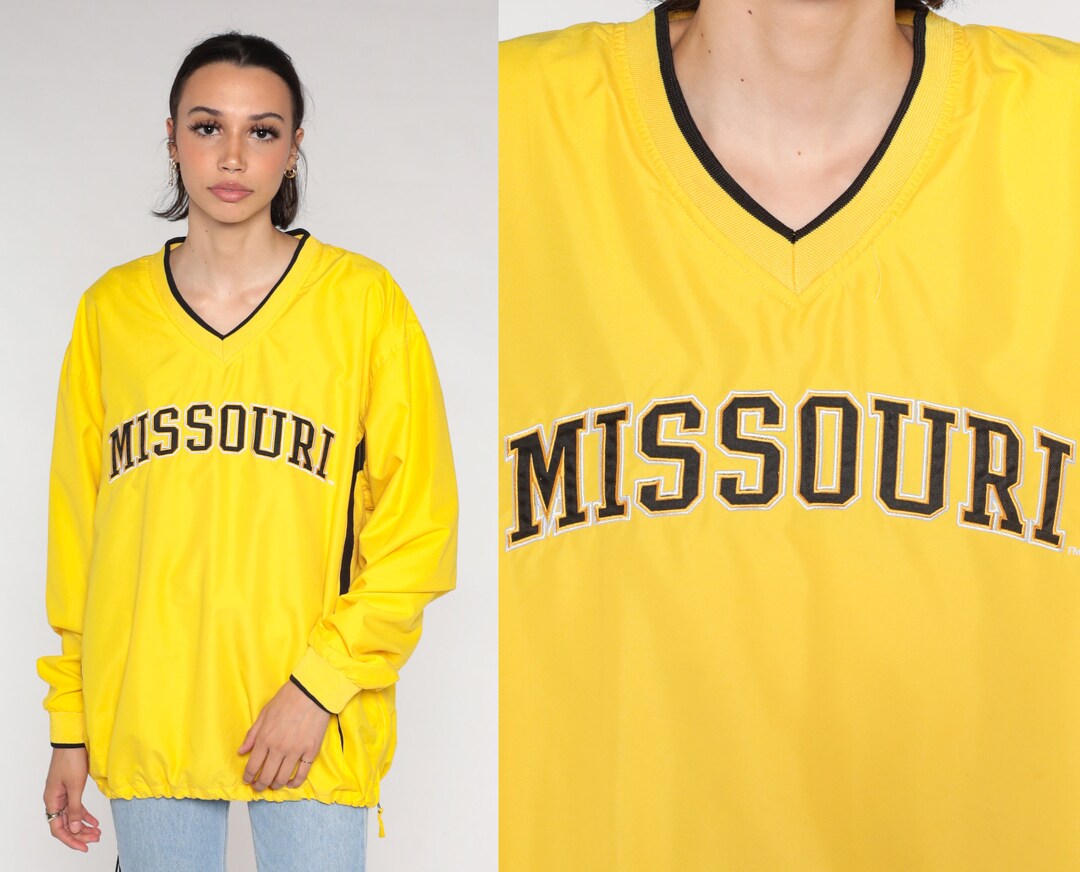 University of Missouri Jacket Y2k Pullover Windbreaker Columbia Tigers ...