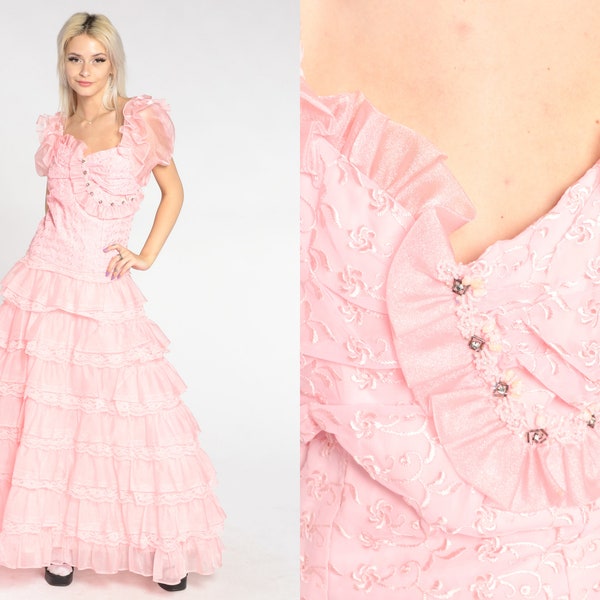 80s Prom Gown - Etsy