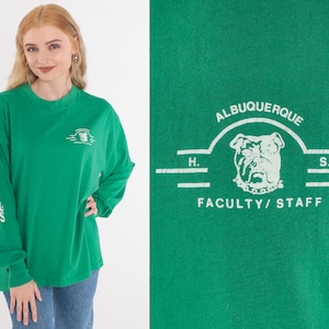 Albuquerque High School Shirt 80s New Mexico T-shirt Bulldogs Faculty ...