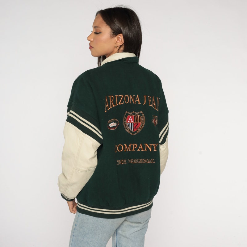 90s Baseball Jacket - Etsy