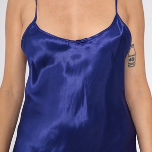 Violet Slip Dress 90s Satin Bow Back Lingerie Mini Dress Purple ...