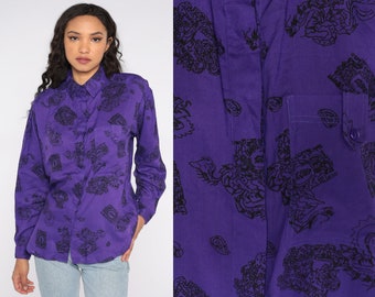 Dragon Button up Shirt - Etsy