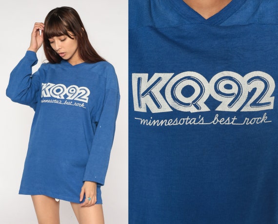 KQ92 FM Radio Tshirt 80s Twin Cities Minnesota Shirt Rock - Etsy