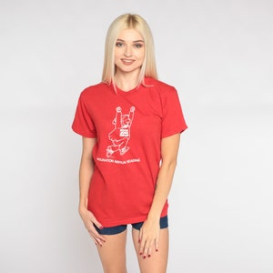 Reading T-shirt 80s Houghton Mifflin Shirt Jogs Your Mind Graphic Tee ...