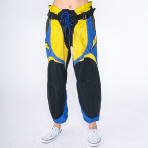 Mission Motocross Pants Y2K Dirt Bike Racing Yellow Blue Black Riding ...