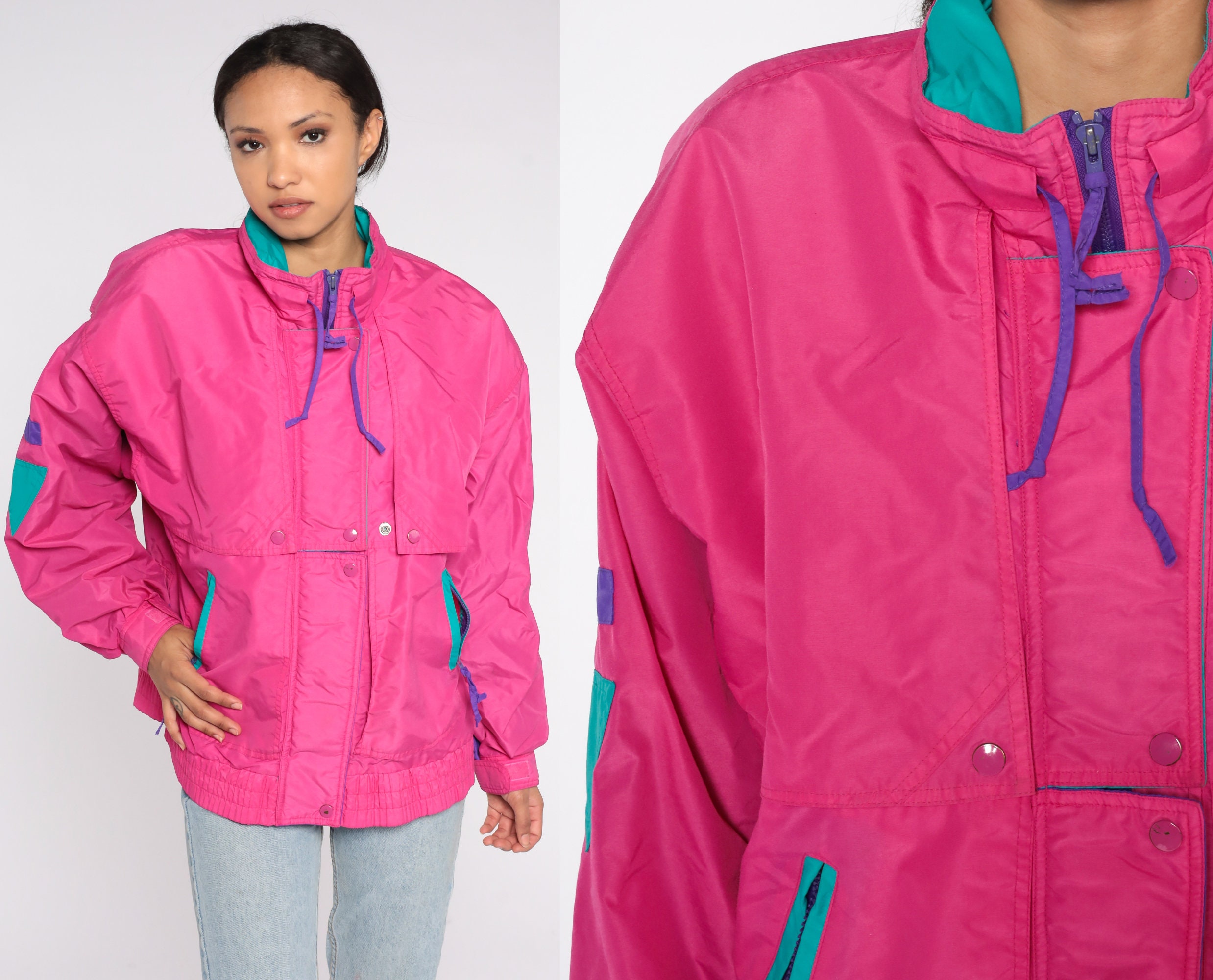 Neon 80s Windbreaker Suits