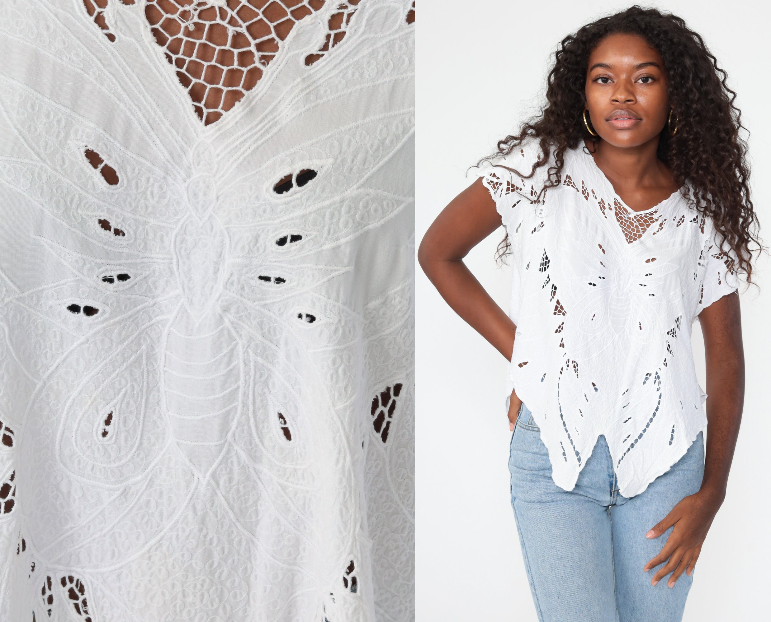 Butterfly Cut Out Shirt