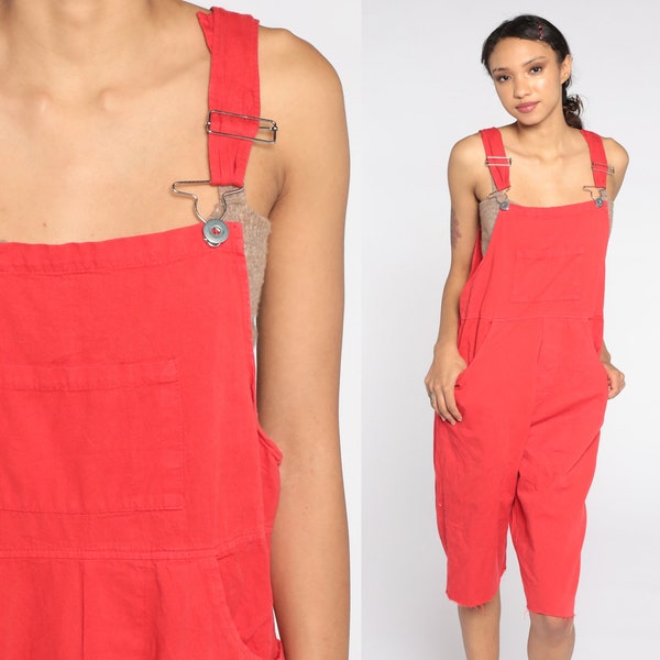 Red Bib Overalls - Etsy