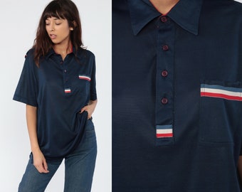 Navy Blue Button Up - Etsy
