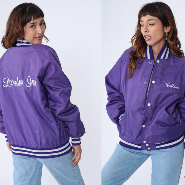 Lavender Varsity Jacket - Etsy