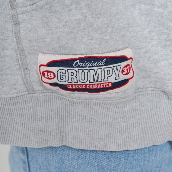 Grumpy Hoodie Y2K Seven Dwarfs Zip Up Sweatshirt Retr… - Gem