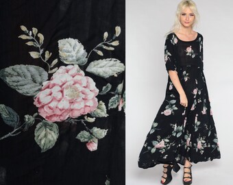 Vintage Starina Rose Dress - Etsy
