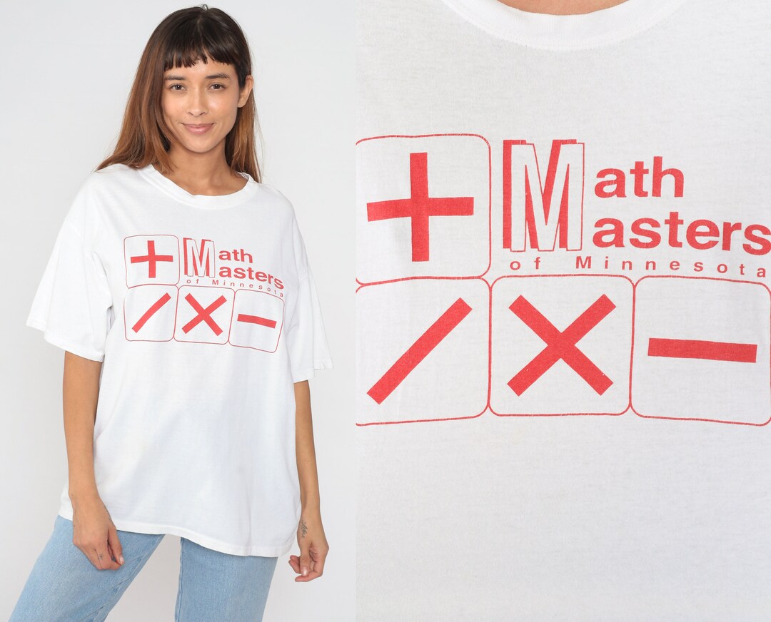 Math Masters Shirt 90s Minnesota T-shirt Mathematics Challenge ...