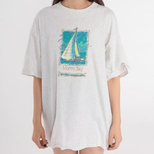 Morro Bay Shirt 90s Beach Sailboat Graphic T Shirt Tourist California ...