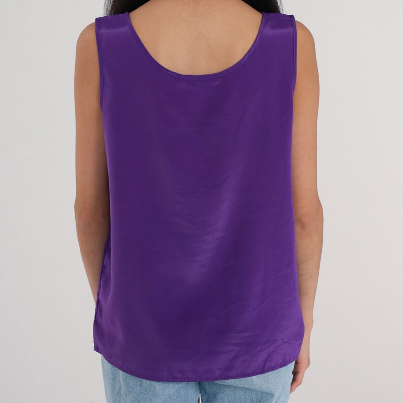 Purple Camisole 90s Cami Lingerie Tank Top Floral Lace - Etsy