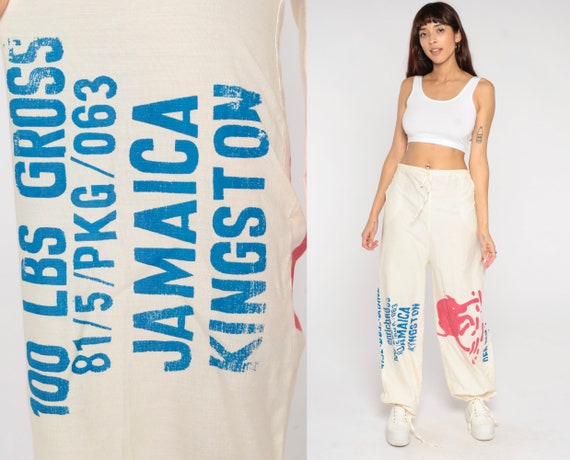 Vintage Flour Sack Pants 70s Feedsack Trousers Jamaica - Etsy