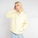 Yellow Windbreaker 80s Zip up Jacket Retro Pastel Plain Simple Basic ...
