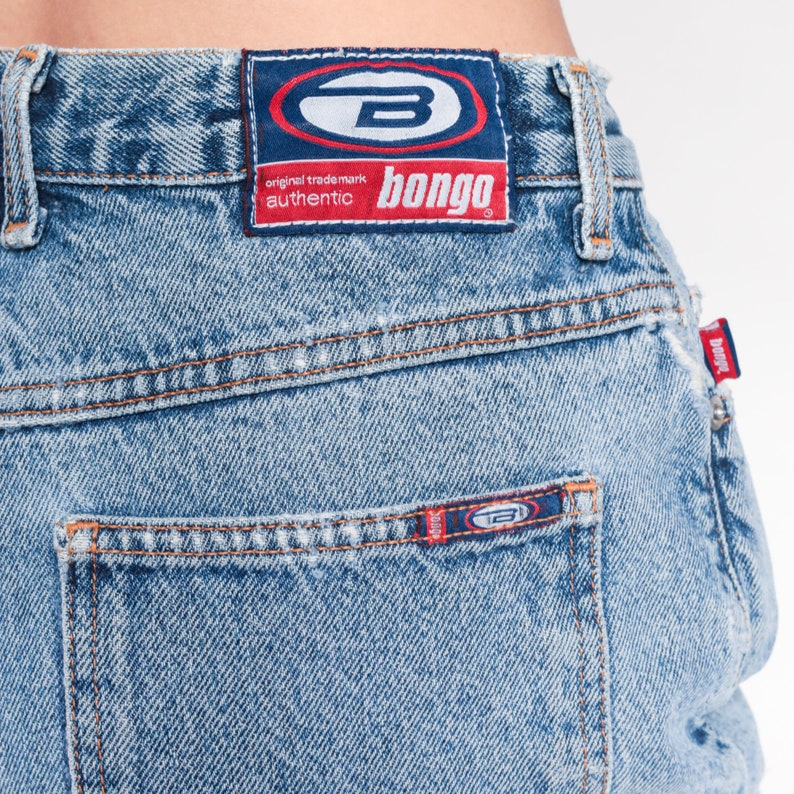 Bongo Denim Shorts Y2K Cutoffs Blue Cut Offs Jean Shorts 90s - Etsy