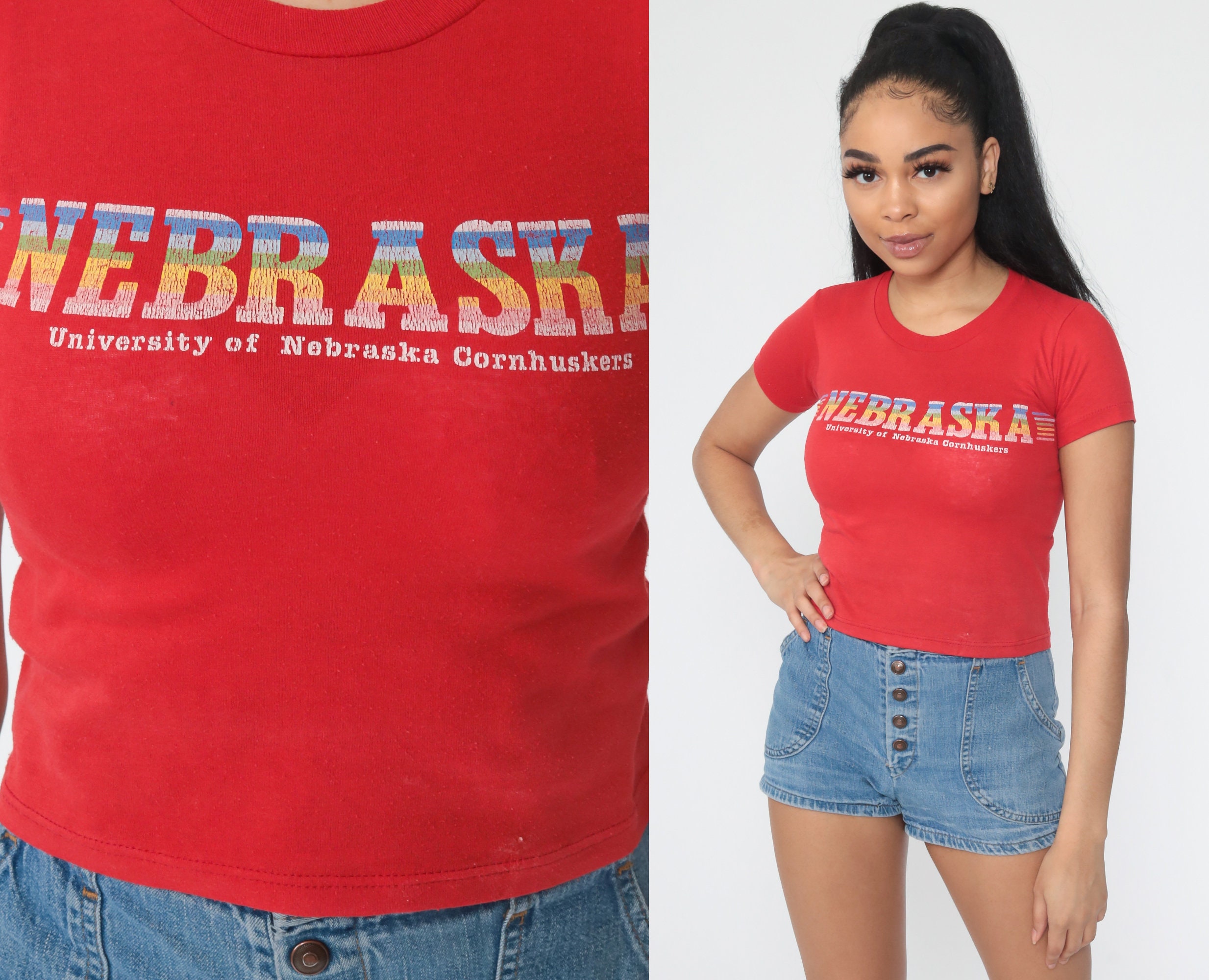 Nebraska Huskers Shirt Rainbow Shirt University Tshirt Pride | Etsy