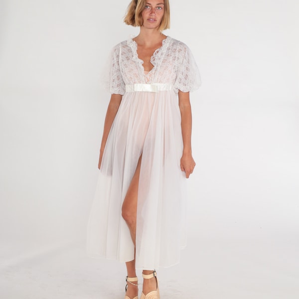 Open Front Nightie - Etsy