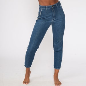 Skinny Mom Jeans 80s Jeans Jeanjer Jeans High Waist Jeans 1980s High ...