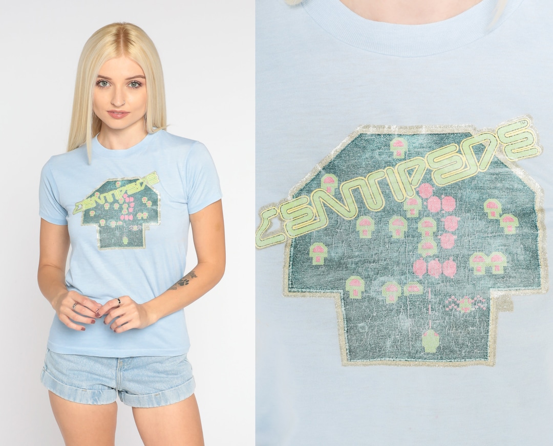 Vintage Centipede Shirt 80s Arcade Game T-shirt Carlos Retro - Etsy