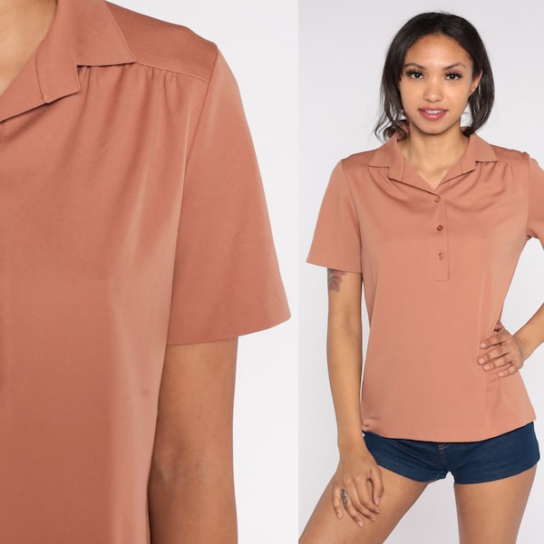 Terracotta Blouse - Etsy