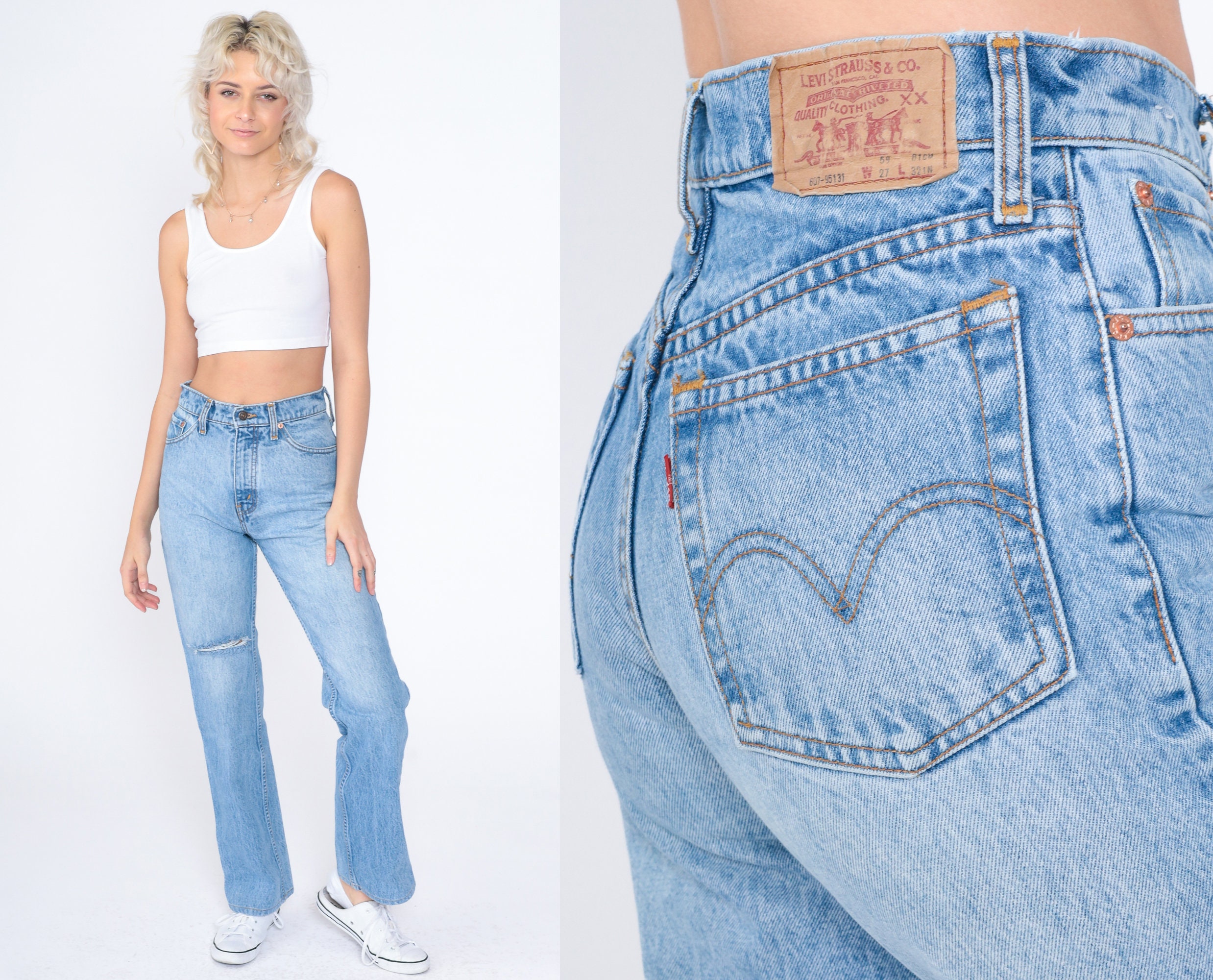 Levis 607 Jeans 90s Bootcut Jeans High Waisted Rise Boot Cut Levis 607 Jeans 90s Bootcut Jeans High Waisted Rise Boot Cut