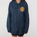 Rotary International Jacket 80s Navy Blue Snap up Windbreaker Jacket ...