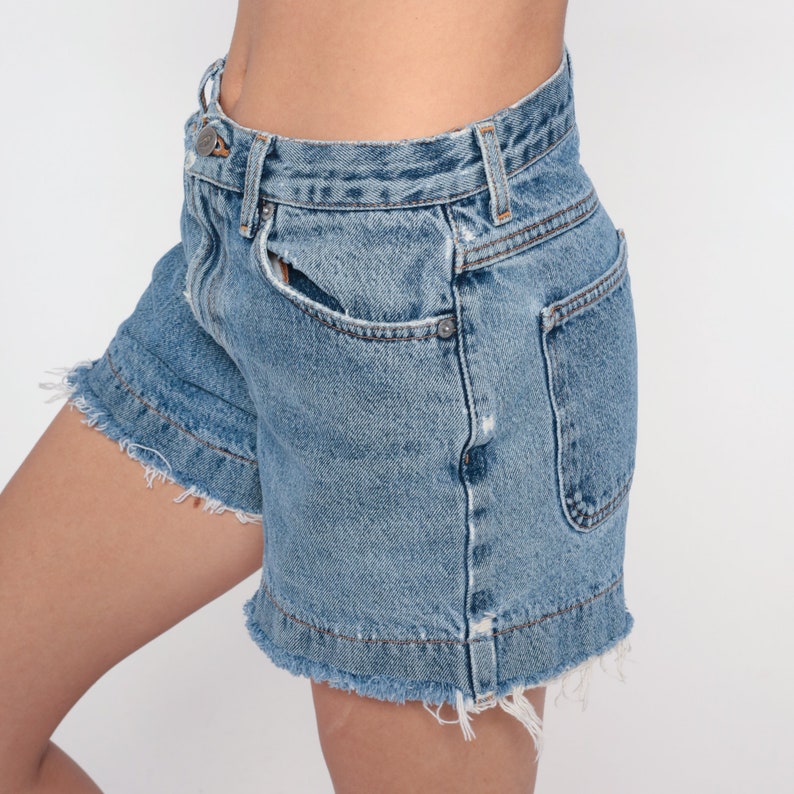 Bongo Denim Shorts Y2K Cutoffs Blue Cut Offs Jean Shorts 90s - Etsy