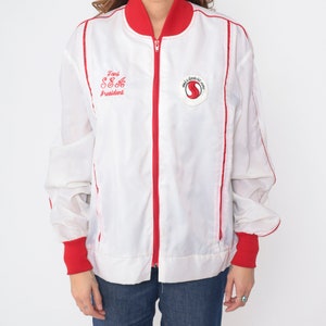 80s Uniform Windbreaker SEA President Toni Jacket Retro Zip up Thin ...