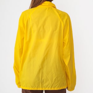 Student Leader Windbreaker Jacket 80s Yellow Sheridan Street Elementary ...