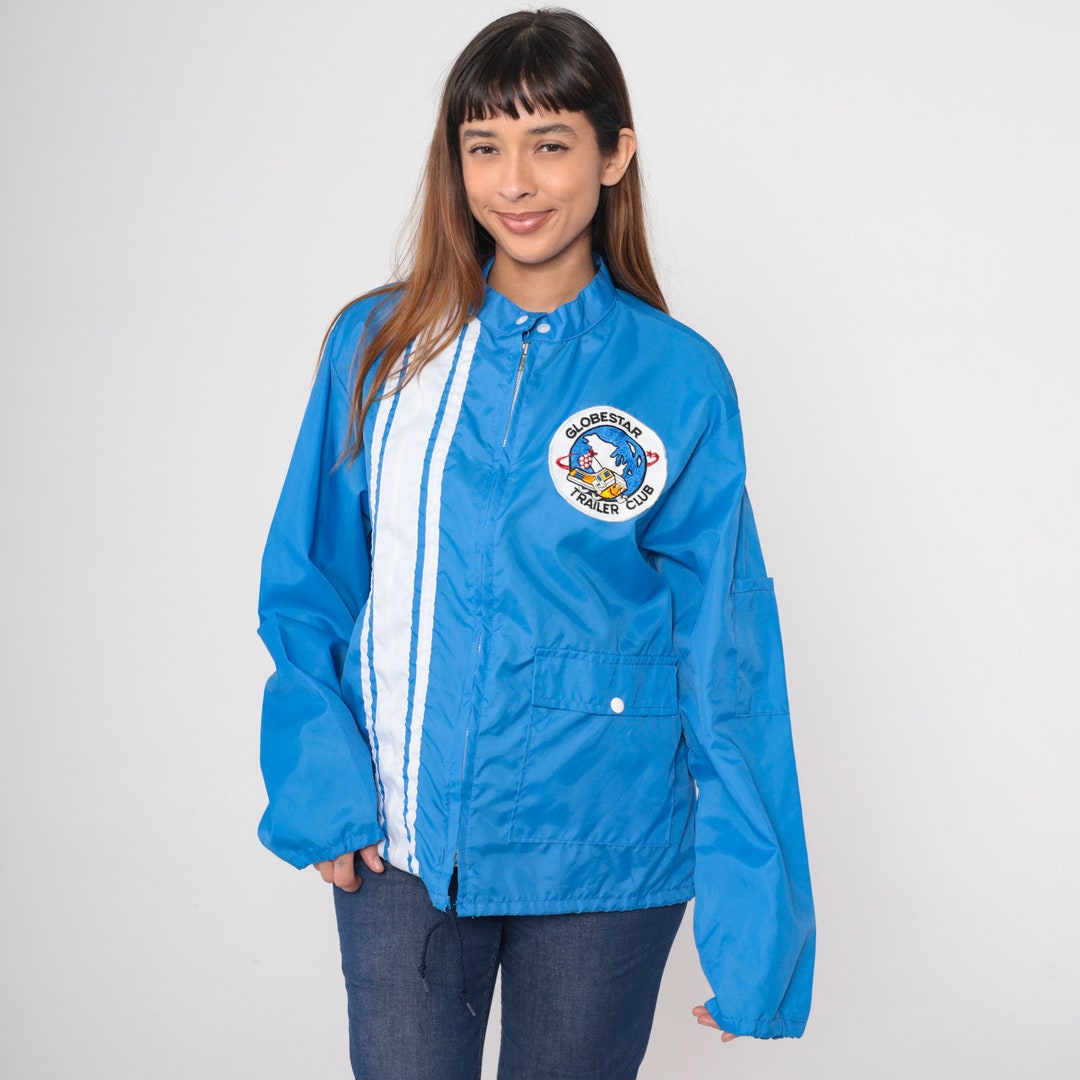Globestar Trailer Club Windbreaker Jacket Vintage 70s Travel Trailer ...