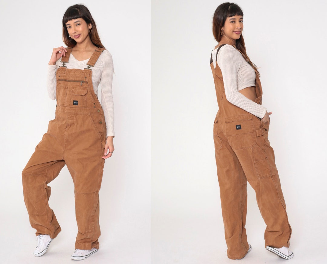 Y2k Key Imperial Overalls Brown Coveralls Cargo Dungarees Workwear ...