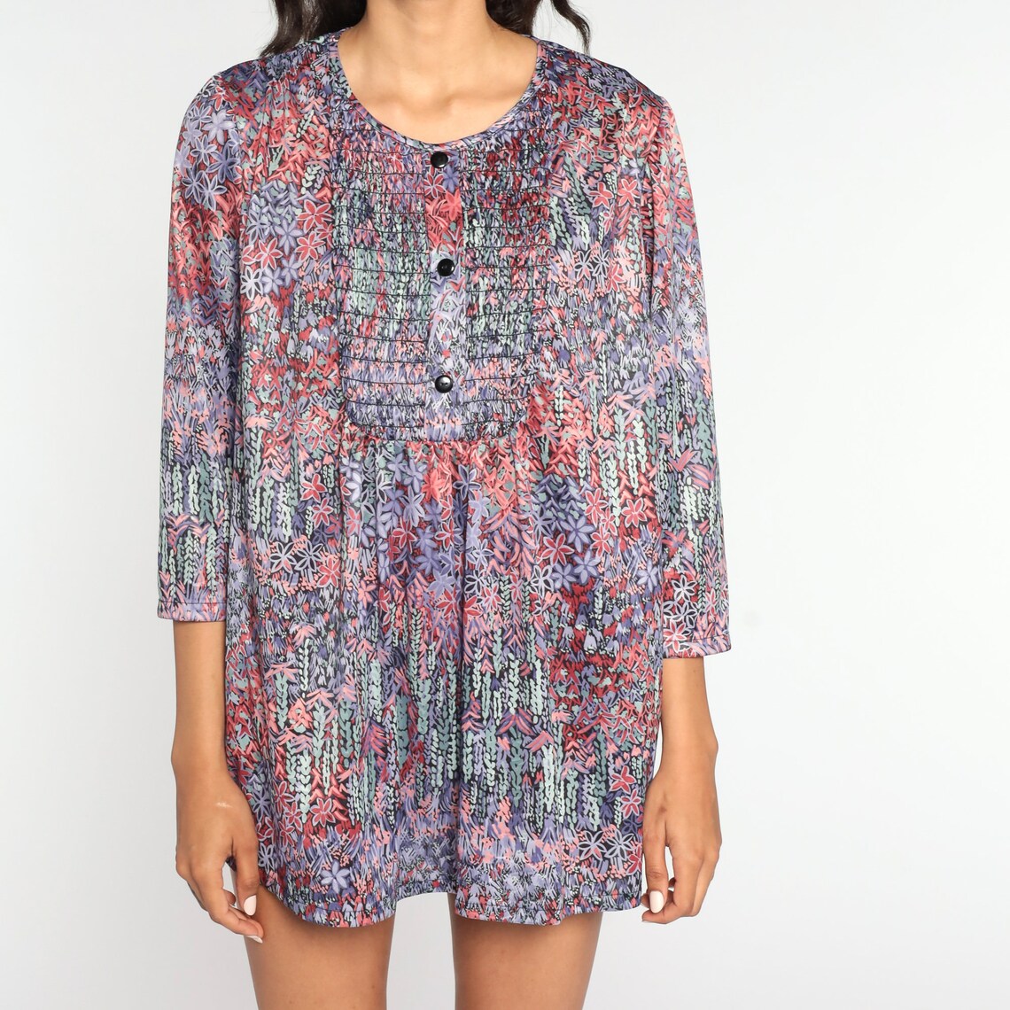 Floral Tent Dress 70s MICRO Mini Boho Dress 1970s Hippie - Etsy