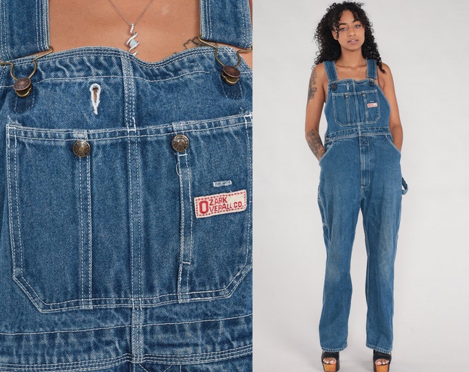 90s Denim Overalls Retro Blue Jean Overall Pants Ozark Overall ...