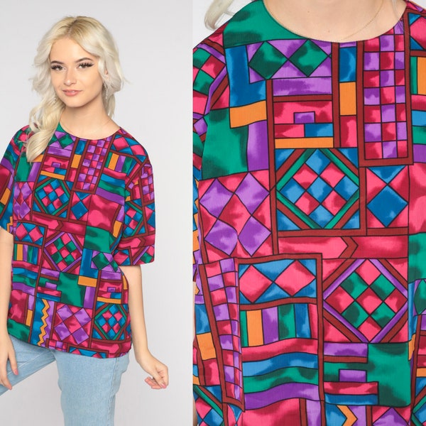 Geometric Shirt - Etsy