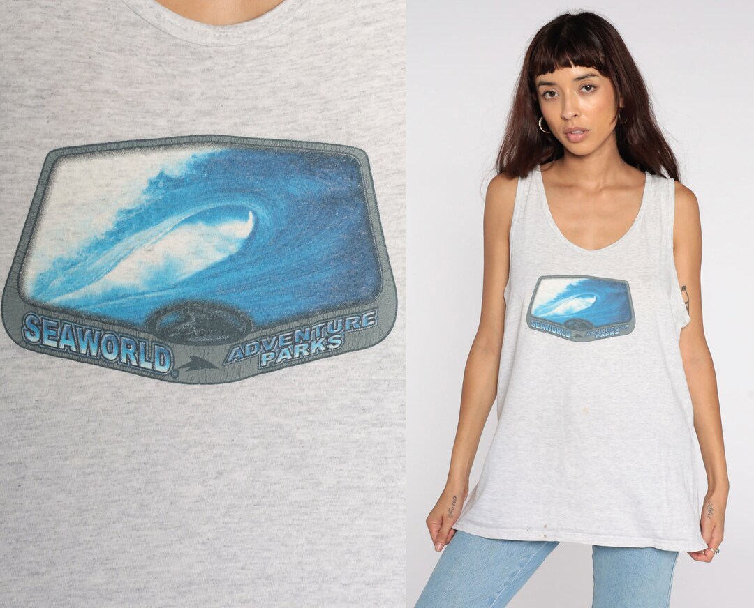 Seaworld Adventure Parks Shirt Surf Shirt Surfer Shirt Graphic - Etsy