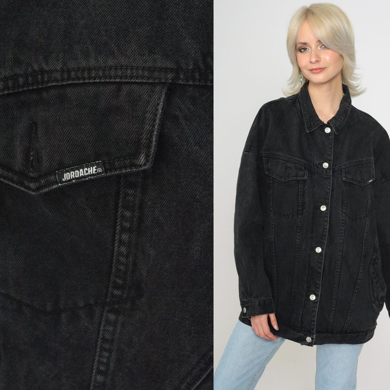 Grunge Denim Jacket - Etsy