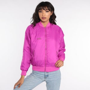 90s Columbia Jacket REVERSIBLE Jacket Pink Purple Jacket 1990s Athletic ...