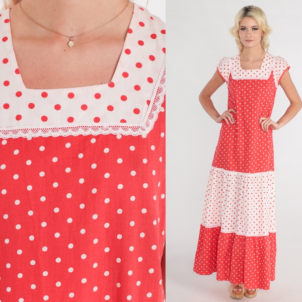 Red Polka Dot Dress - Etsy