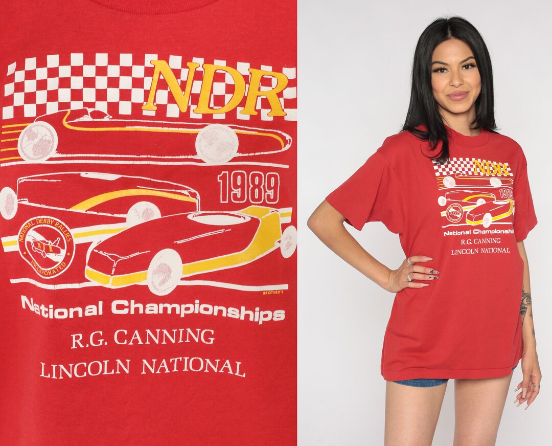 National Derby Rallies Shirt 1989 Soap Box Derby Tshirt 80s Car Racing ...