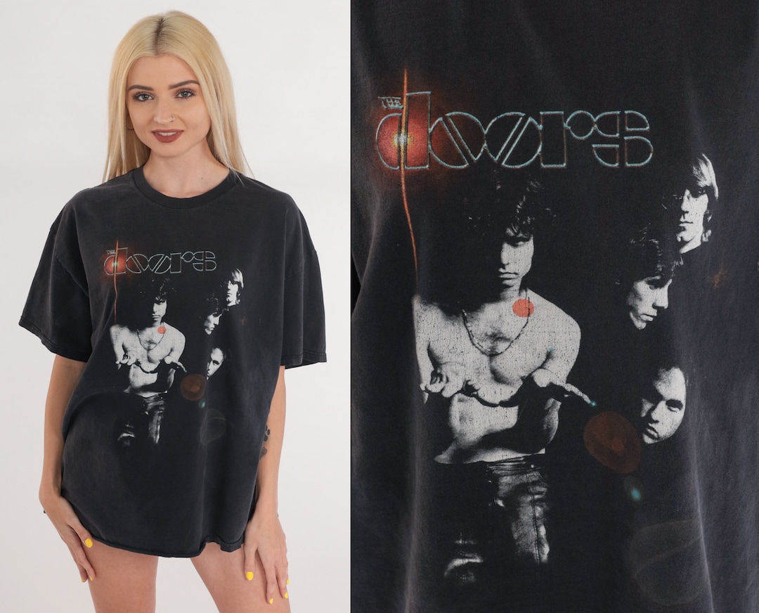 Vintage the Doors Shirt 90s Jim Morrison T-shirt Rock Band Graphic Tee ...