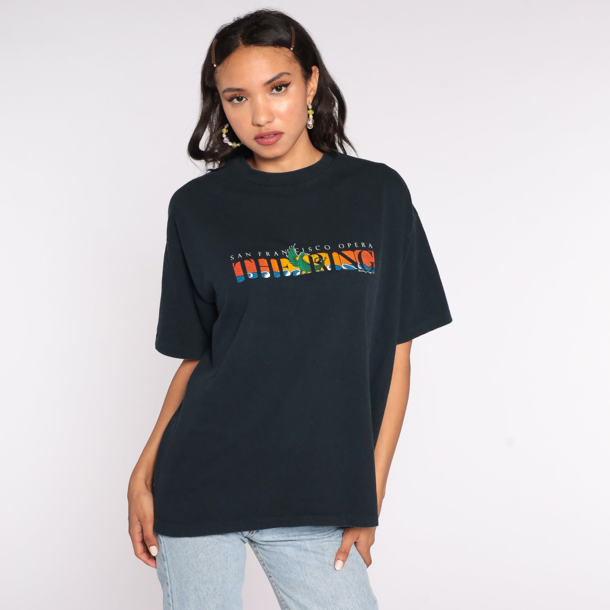 San Francisco Opera Shirt 90s the Ring Tshirt Opera Art Tee | Etsy